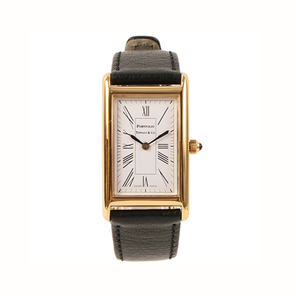 Tiffany & Co. | Accessories | Tiffany Co Square Face Watch Black | Poshmark